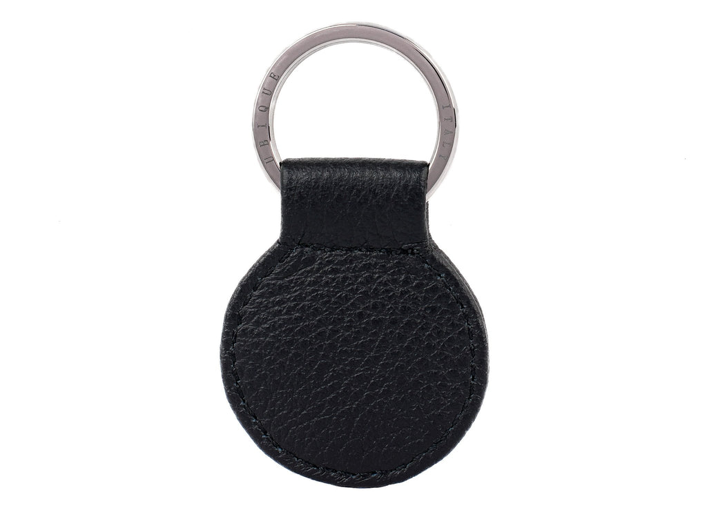 The Timeless Round - Rounded leather key ring